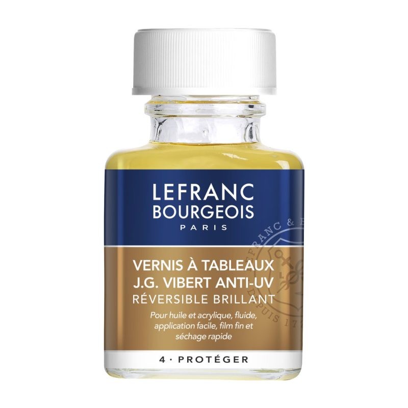 Mab Store - Vernis à Tableau Vibert Anti-UV Brillant - Lefranc & Bourgeois