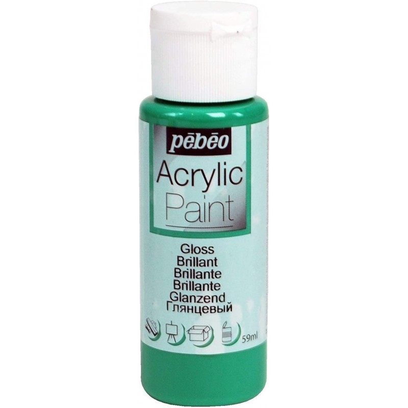 Acrylique Paint Brillant Vert feuille - Pébéo - Mab Store El Menzah 6