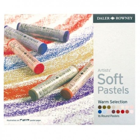 Set de 16 Pastels Artists' Soft Warm Selection - Daler Rowney - Mab ...