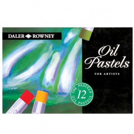 Mab Store - Set de 12 Pastels à l'huile - Daler Rowney