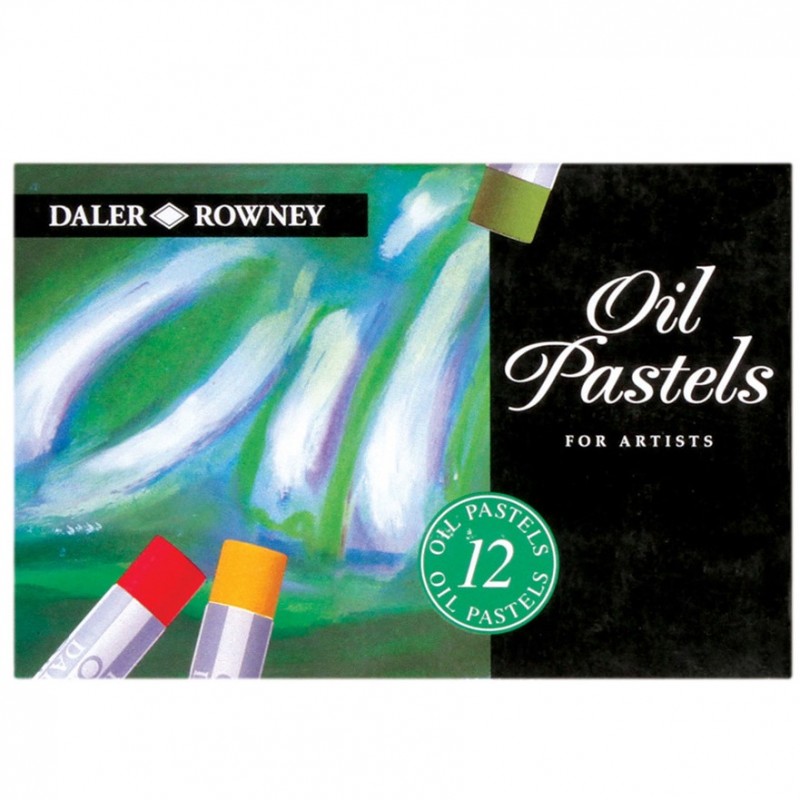 Mab Store - Set de 12 Pastels à l'huile - Daler Rowney