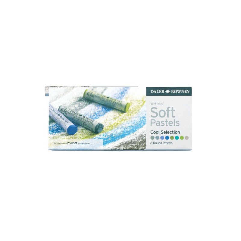 Set de 8 Pastels Artists' Soft Cool Selection - Daler Rowney - Mab ...